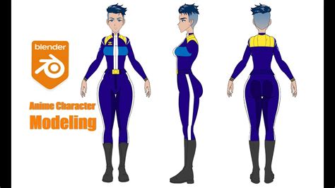 Blender Anime Character Modeling TimeLapse ShionMgr YouTube