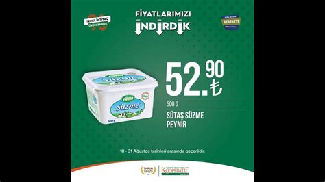 Tarım Kredi Kooperatifi Market Kampanyalar 18 31 Ağustos 2023 YouTube