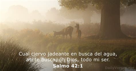 31 de enero de 2024 Versículo de la Biblia del día Salmo 42 1
