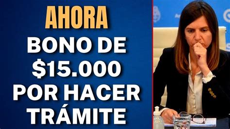 AHORA BONO DE 15 000 POR HACER UN TRAMITE BONO A JUBILADOS Y