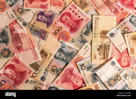 A Composition Of Chinese Renminbi RMB People S Currency Yuan CNY
