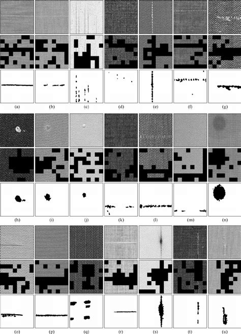 unsupervised defect segmentation results bottom row in each three row download scientific