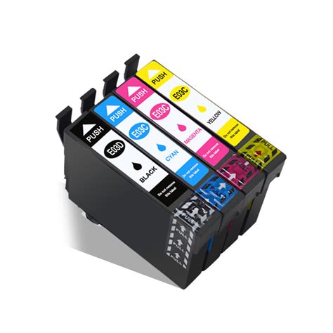 MAG适用爱普生T03D墨盒 T03C彩色墨盒Epson WorkForce WF 2861 WF 2860打印机油墨盒T03D1 T03C2