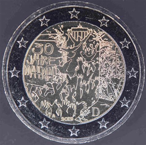 Deutschland 2 Euro Münze 2019 30 Jahre Mauerfall A Berlin euro