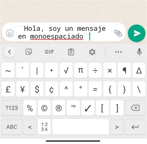 Cómo cambiar el tipo de letra de WhatsApp sin aplicaciones