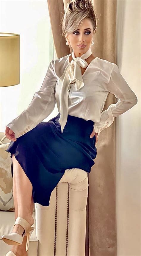 Pias Satin World Beautiful Blouses Cream Satin Blouse Classy Women