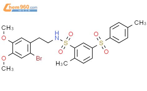 915754 00 6 Benzenesulfonamide N 2 2 Bromo 4 5 Dimethoxyphenyl Ethyl