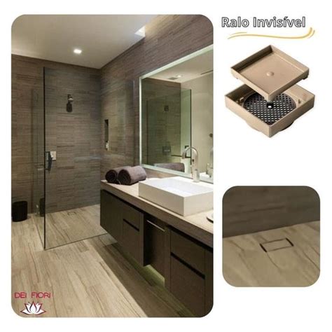 Ralo Oculto X Seca Piso Porcelanato Inteligente Ralo Invis Vel