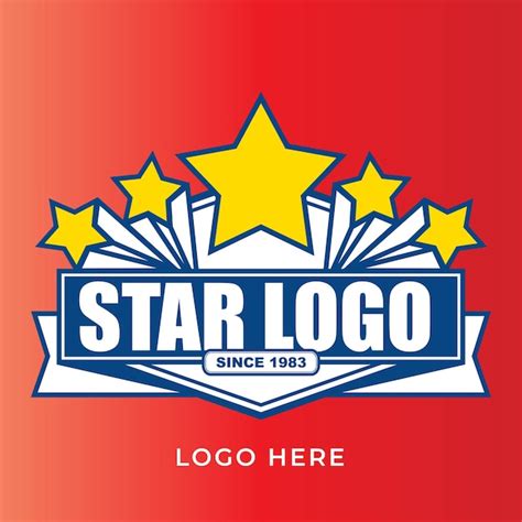 Design De Logotipo De Estrela Vetor Gr Tis Vetor Premium