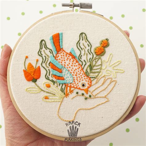 Hand Embroidery Patterns And Kits To Gift For The Holiday