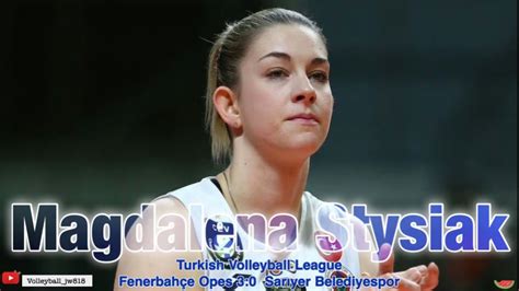 Magdalena Stysiak 13 points FENERBAHÇE OPET vs Sariyer Bld