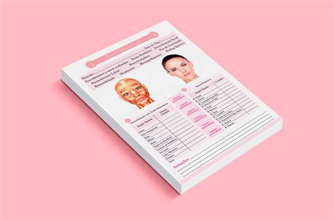 Ficha Plano de Aplicação Botox Ácido Hialu Arquivo Digital
