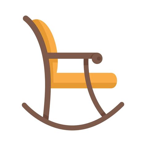 Mecedora Icono Plano Aislado Vector Vector En Vecteezy