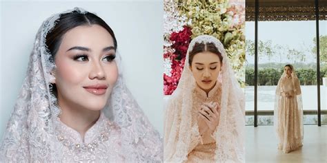 Potret Detail Penampilan Aaliyah Massaid Di Momen Pengajian Jelang