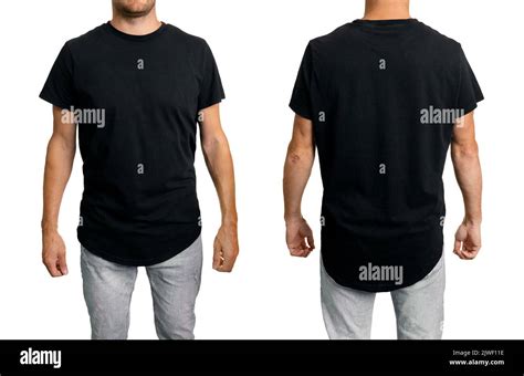 Esquivo Sombreado Pastel Camiseta Negra Delante Y Detras Espectador