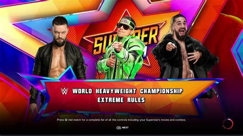WWE 2K23 Triple Threat Madness Finn Bálor vs The Miz vs Seth