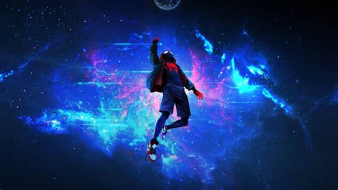 Miles Morales In Spider Man Into The Spider Verse Wallpaper K Ultra Hd