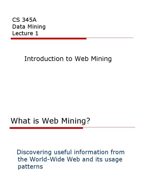 web mining overview pdf world wide web internet and web