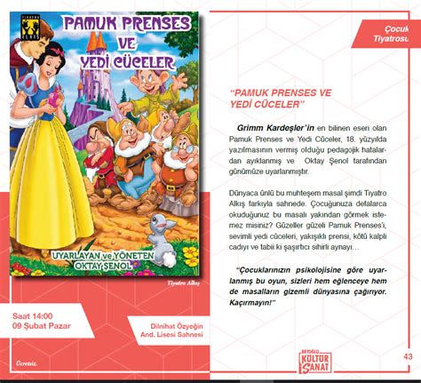 Pamuk Prenses ve Yedi Cüceler Beyoğlu Belediyesi