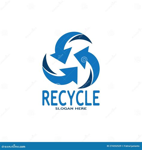 Recycle Icon Recycling Symbol Reuse Vector Graphics Logo Stock