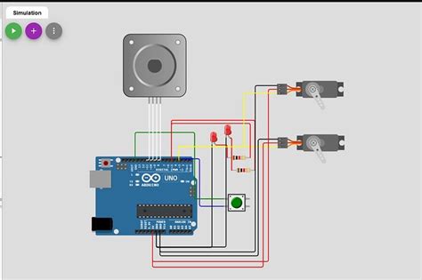controlling a servo a stepper and an led with a single switch project guidance arduino forum