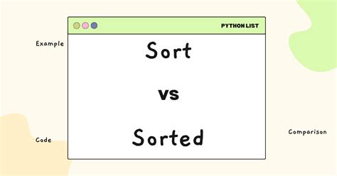 difference between sort and sorted in python