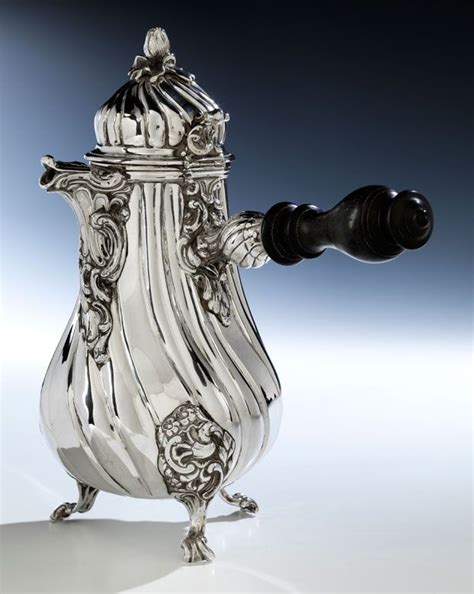 Turiner Chocolatière Silber Modernes glas Turin