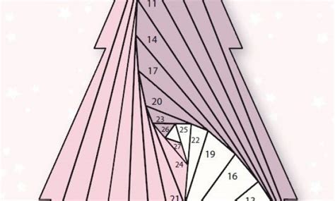 Iris Folded Christmas Tree Iris Folding Pattern Iris For Iris
