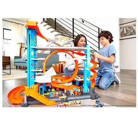 Pista Hot Wheels Mega Garagem FTB69 Mattel Pistas Magazine Luiza