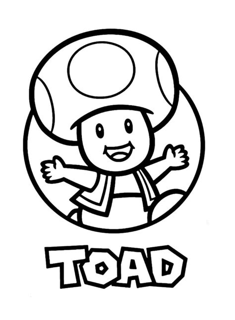 Disegni Di Toad Da Colorare