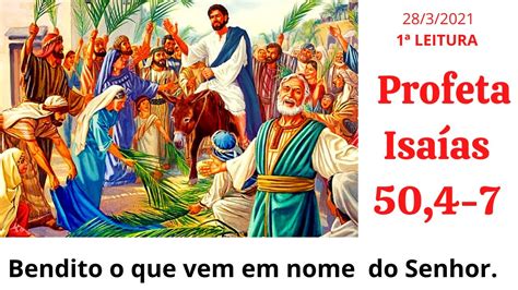 LIVRO DO PROFETA ISAÍAS 50 4 7 REFLEXÃO YouTube