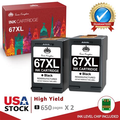 High Yield Xl Black Ink Cartridges Compatible For Hp Ink Black For