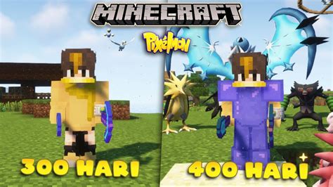 400 Hari Di Minecraft Tapi Pixelmon Only YouTube