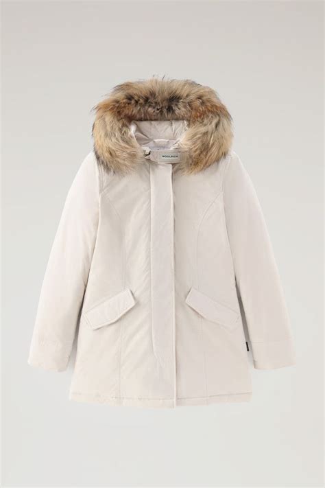 Arctic Parka In Urban Touch Con Pelliccia Removibile Donna Bianco
