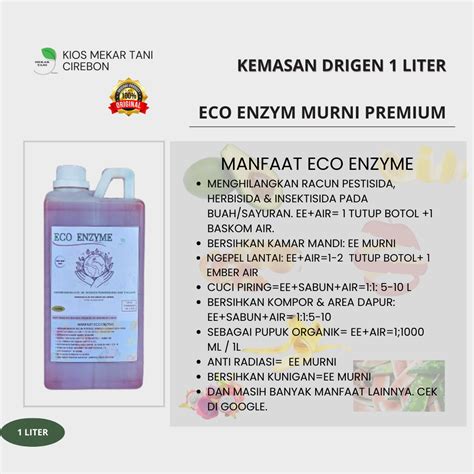 Eco Enzyme Cairan Serbaguna 1 Liter Lazada Indonesia