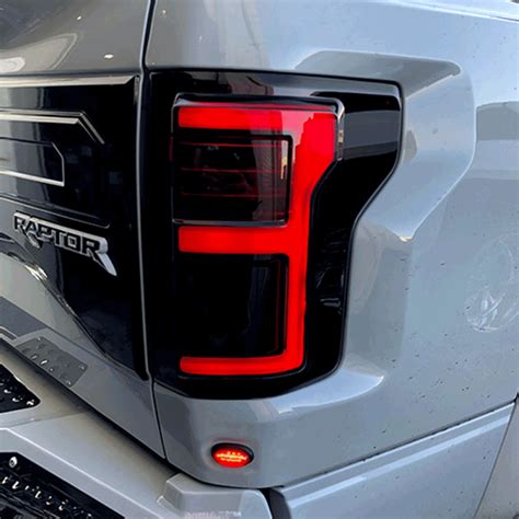 Recon Red Fiber Optic Led Tail Lights Ford F Dale S