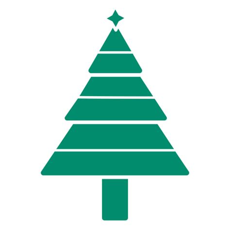 Design Png E Svg De Um Pinheiro Se Torna Uma Rvore De Natal