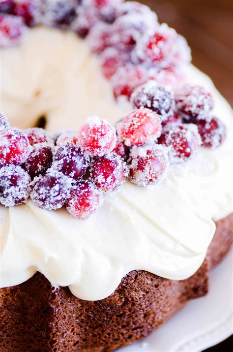 Gingerbread Bundt Cake With Cream Cheese Frosting Recipe Something Swanky