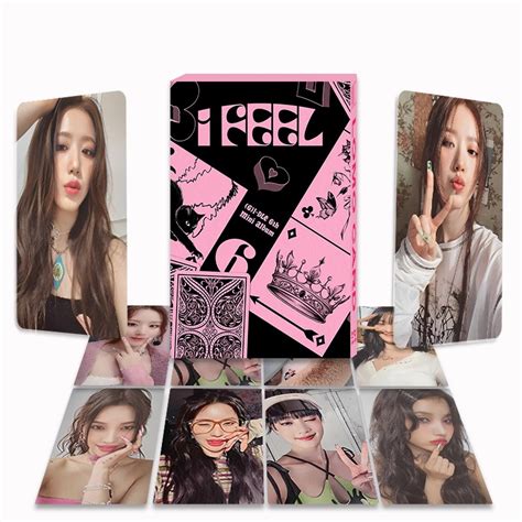 Pcs Caixa G I Dle O Mini Lbum Feel Cart Es Fotogr Ficos