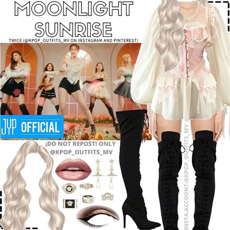 Twice Moonlight Sunrise Mv Inspired Outfit Kpop Outfits Mv On
