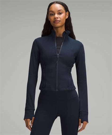 Lululemon Define Cropped Jacket Nulu Black Gold Lulu Fanatics