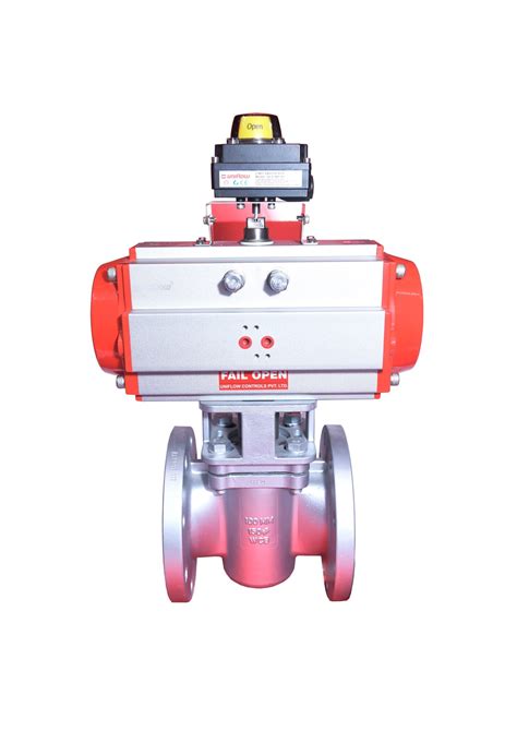 PFA Lined V Notch Ball Valve Global Flow Control
