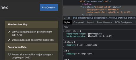 nuxt js sass mistakenly converts rgba function to hex stack overflow
