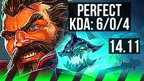 GRAVES Vs HECARIM JGL 6 0 4 500 Games Dominating NA Master