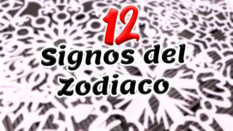 Los Signos Del Zodiaco En Papel Cortado Youtube
