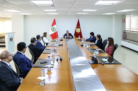 Presidente Del Tc Francisco Morales Recibi Visita Protocolar Del