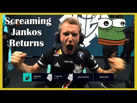 G2 Jankos Screaming Before Match Vs Fnatic YouTube
