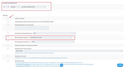 Workflow Erstellen Concludis E Recruiting Software