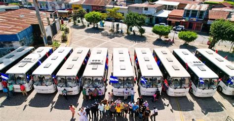 Llegan A Masaya Las Nuevas Unidades De Transporte Urbano