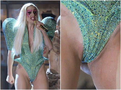 Lady Gaga Clit Slip